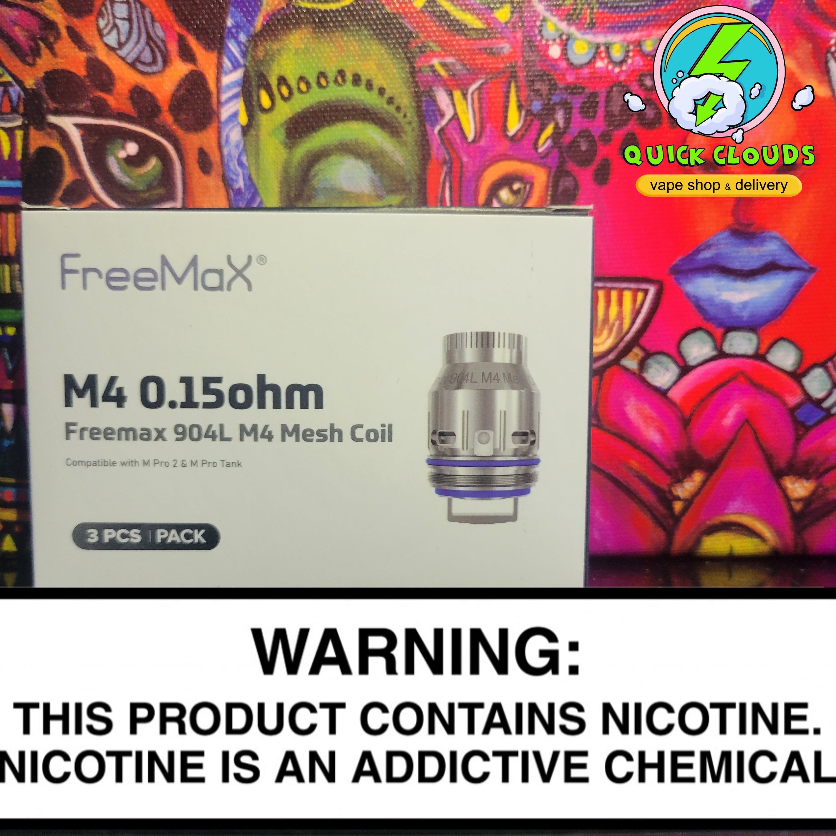 FreeMax Maxus Pro 904L M Coil — Quick Clouds