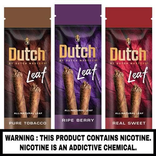Real Leaf Dutch Wraps available at Quick Clouds Vape Shop and Delivery